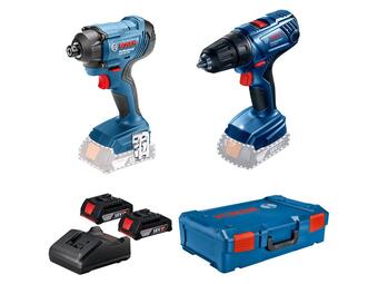 Bosch set aku alata: GSR 180-Li + GDR 18V-160+ 2x18V baterije 2Ah+ punjač (0615990M8J)