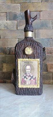 Sveti Nikola, ukrasna slavska flasa