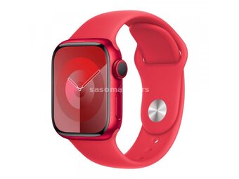 APPLE Watch S9 GPS 41mm RED Alu Case w RED Sport Band - M/L (mrxh3se/a)