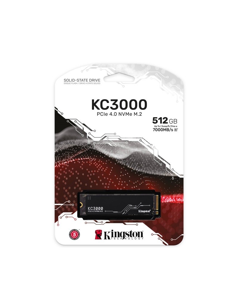 KINGSTON 512GB M.2 NVMe SKC3000S/512G SSD KC3000 series