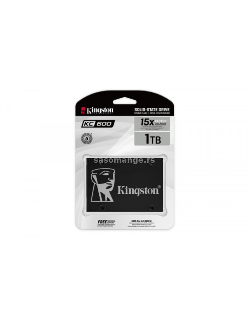 KINGSTON 1024GB 2.5" SATA III SKC600/1024G SSDNow KC600 series