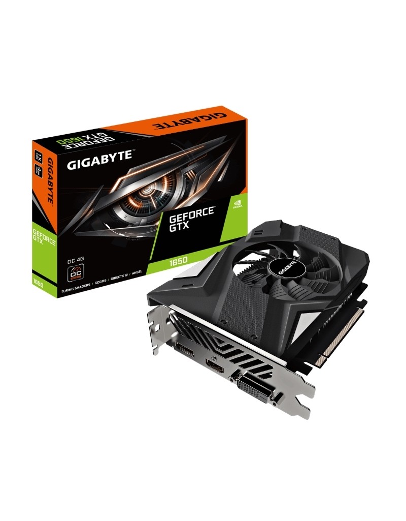 GIGABYTE nVidia GeForce GTX 1650 4GB 128bit GV-N1656OC-4GD rev 2.0