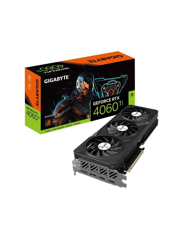 GIGABYTE nVidia GeForce RTX 4060 Ti 8GB 128bit GV-N406TGAMING OC-8GD