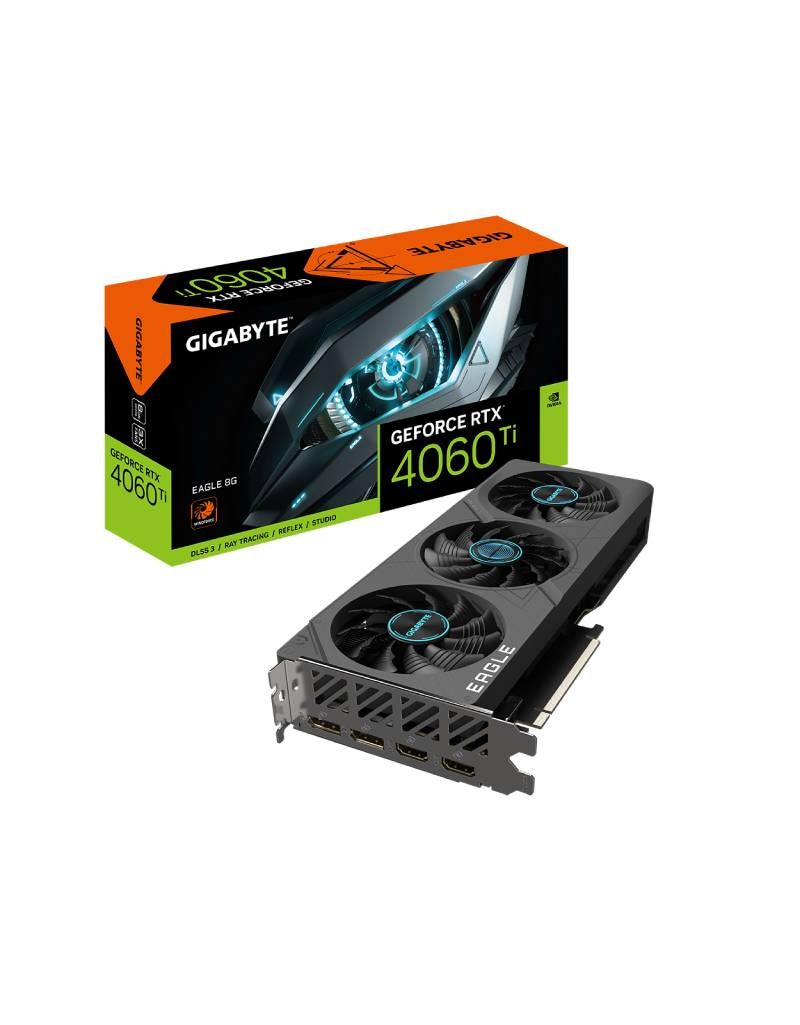 GIGABYTE nVidia GeForce RTX 4060 Ti 8GB 128bit GV-N406TEAGLE-8GD