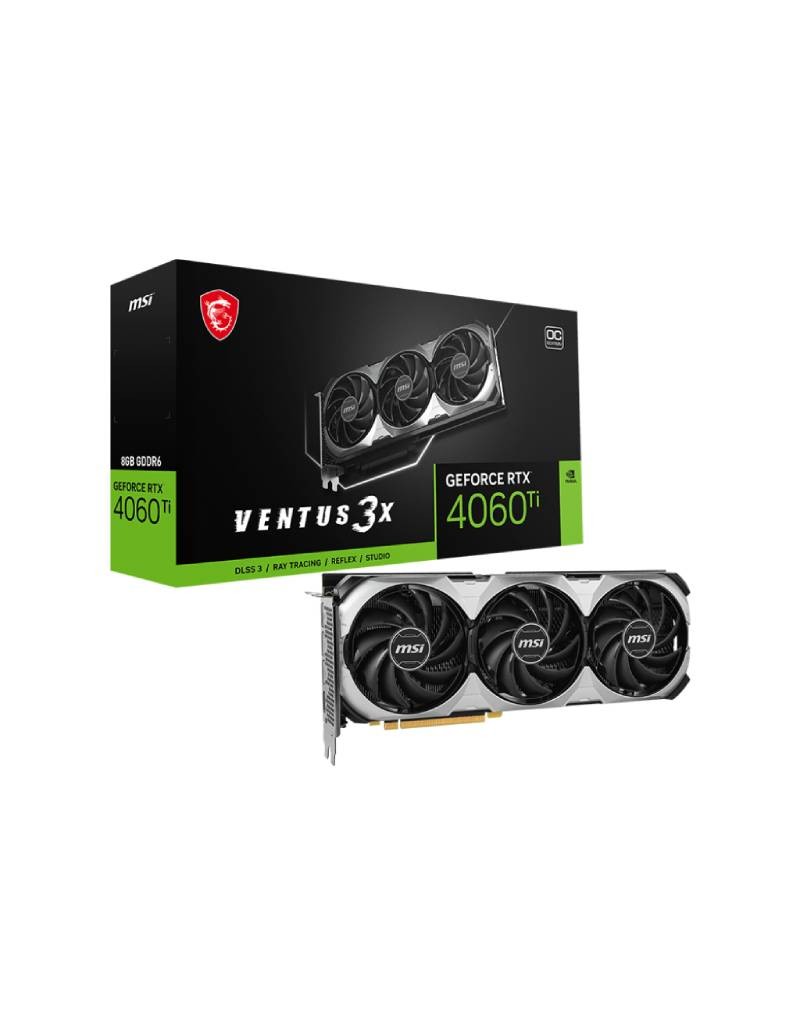 MSI nVidia GeForce RTX 4060 Ti 8GB 128bit RTX 4060 Ti VENTUS 3X 8G OC