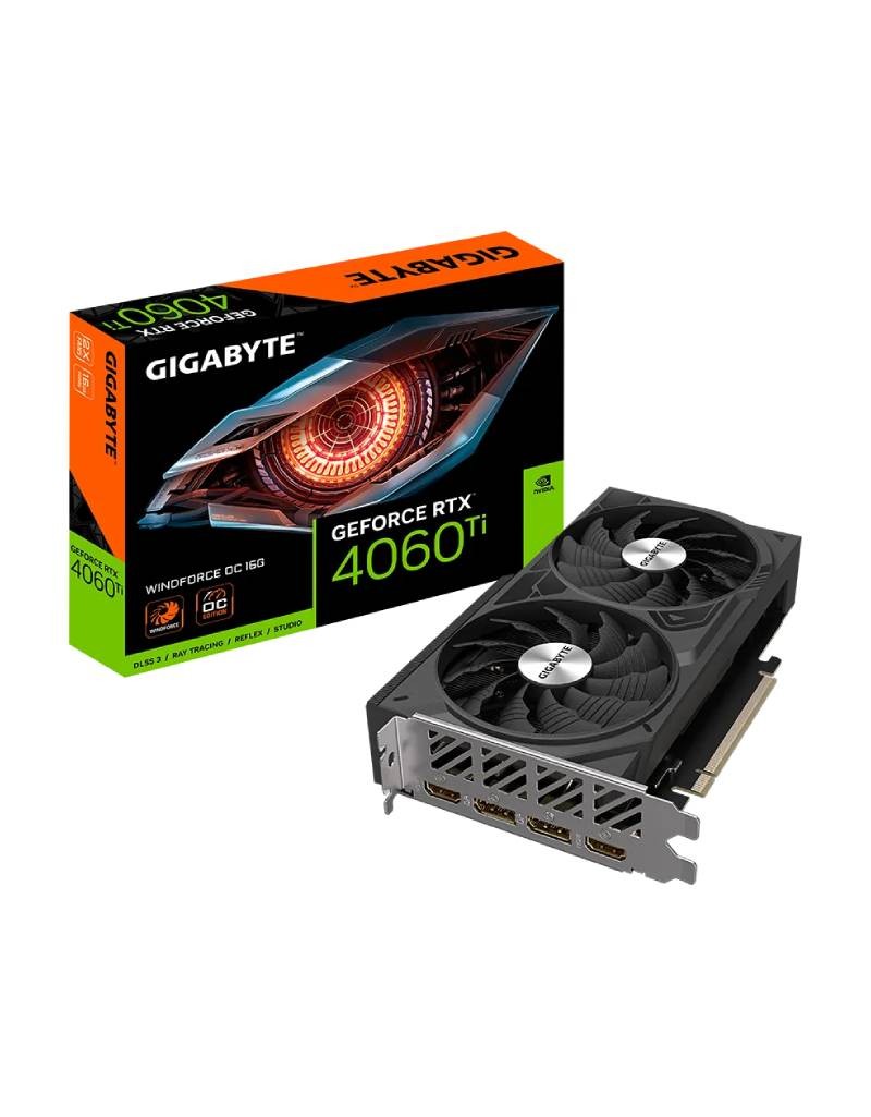 GIGABYTE nVidia GeForce RTX 4060 Ti 16GB 128bit GV-N406TWF2OC-16GD