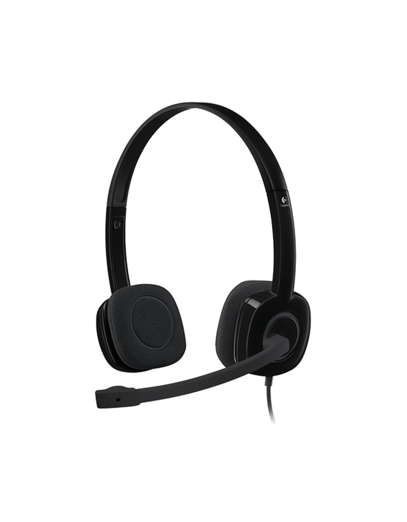 LOGITECH H151 Stereo Headset single jack slusalice sa mikrofonom crne