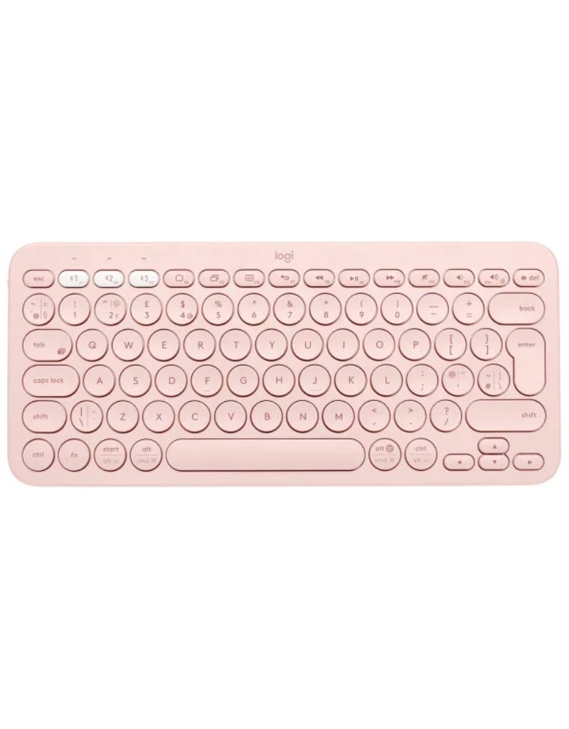 LOGITECH K380 Bluetooth Multi-device US roze tastatura