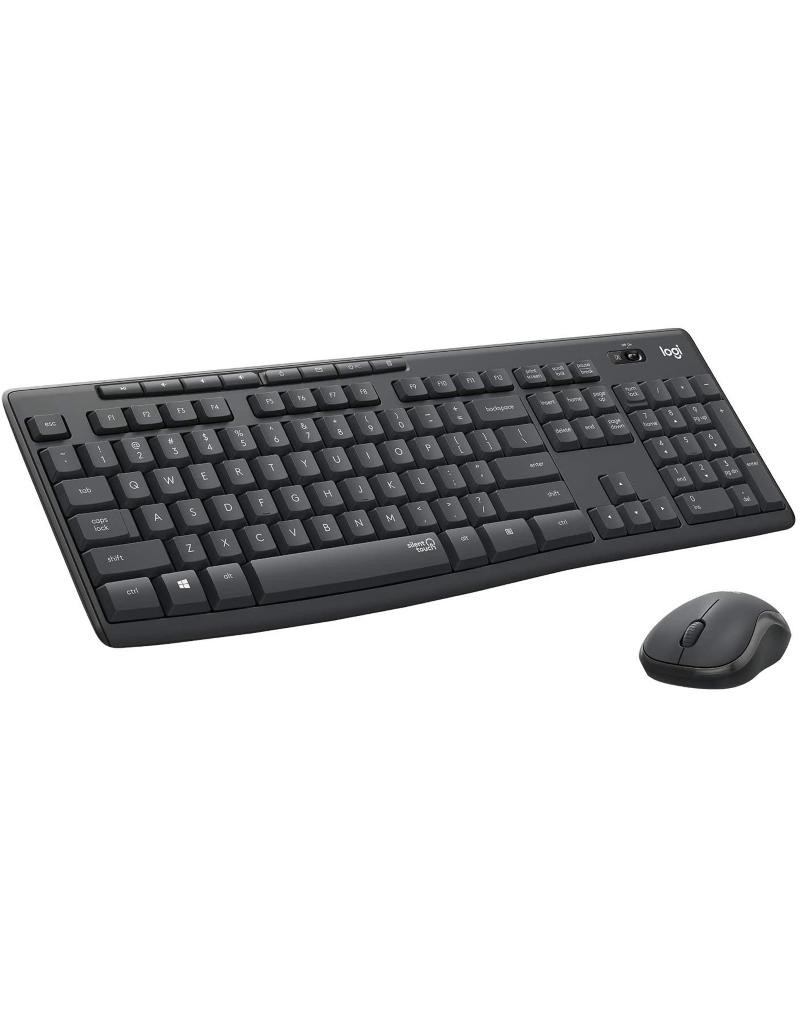 LOGITECH MK295 Silent Wireless Combo US tastatura + miš crna