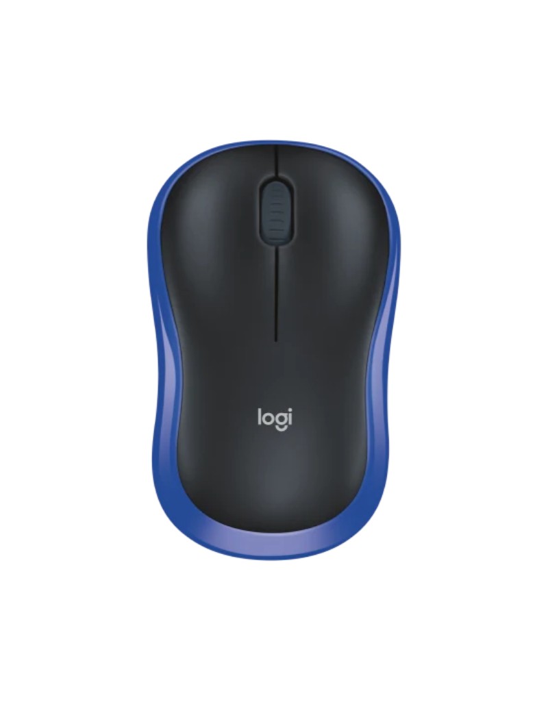 LOGITECH M185 Wireless plavi miš Retail