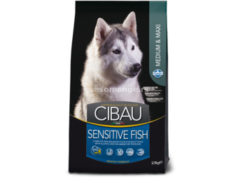 CIBAU Fish Med&amp;Maxi Sensitive 2,5kg