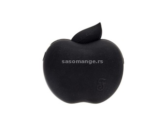 Silikonska kutija crna oblika jabuke za kesice za izmet