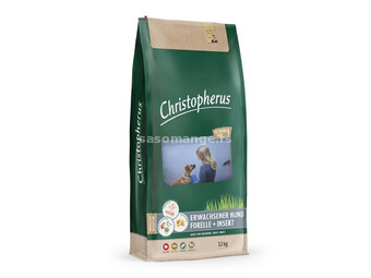Christopherus Grain free pastrmka &amp; insekti S-M 4 kg