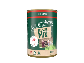 Christopherus meat mix konzerva za pse - govedina 400g