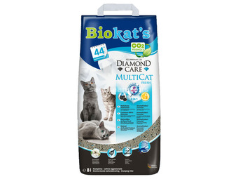 BIOKAT'S DIAMOND CARE MULTICAT FRESH posip za macke 8l