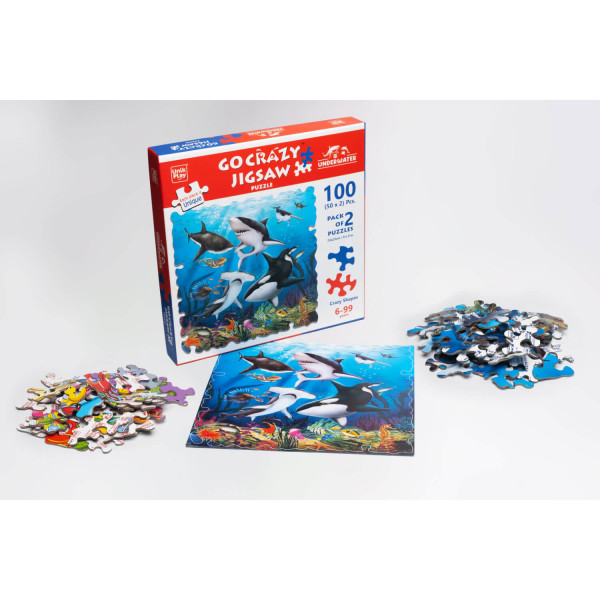 UnikPlay šašave puzzle Podvodni svet - sitni el.