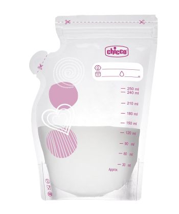 Chicco kesice za skladištenje mleka 250 ml - 30 komada