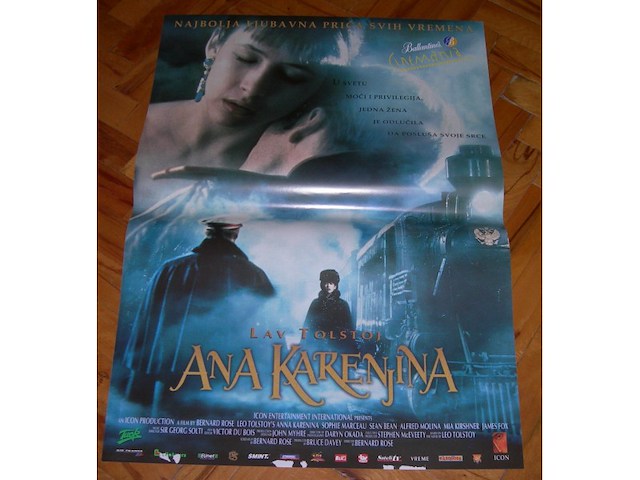 Ana Karenjina (Sophie Marceau) - filmski plakat