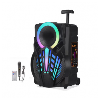 Bluetooth zvucnik Karaoke set sa mikrofonom NDR-P08 crni