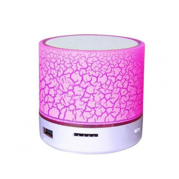 Bluetooth zvucnik LED mini roze