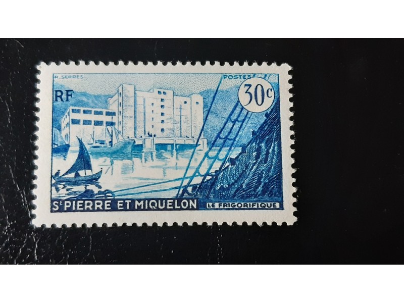 FRANCE S PIERRE ET MIQUELON 1955