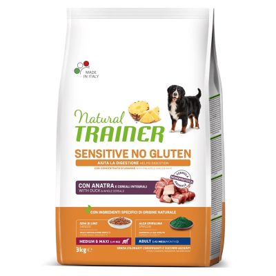 Trainer Natural Dog Sensitive No Gluten Medium & Maxi Pačetina 3kg