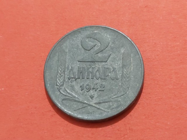 Okupacija  - 2 dinara 1942 god