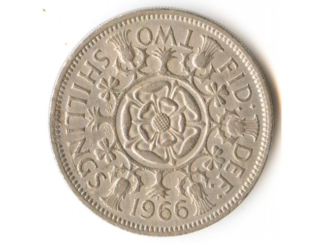 Velika Britanija 2 shillings 1966