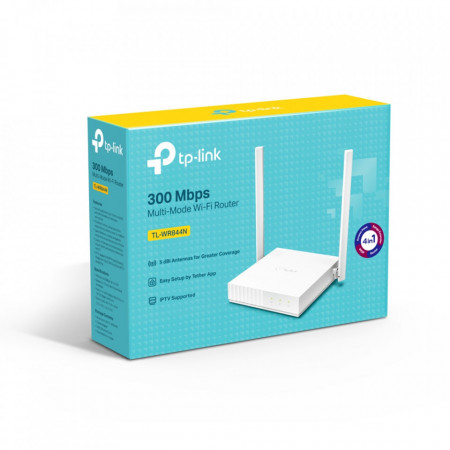 Wireless Router TP-LINK TL-WR844N, 300Mbps, 4x LAN port, 2 antene, Multi-Mode Wi-Fi Router