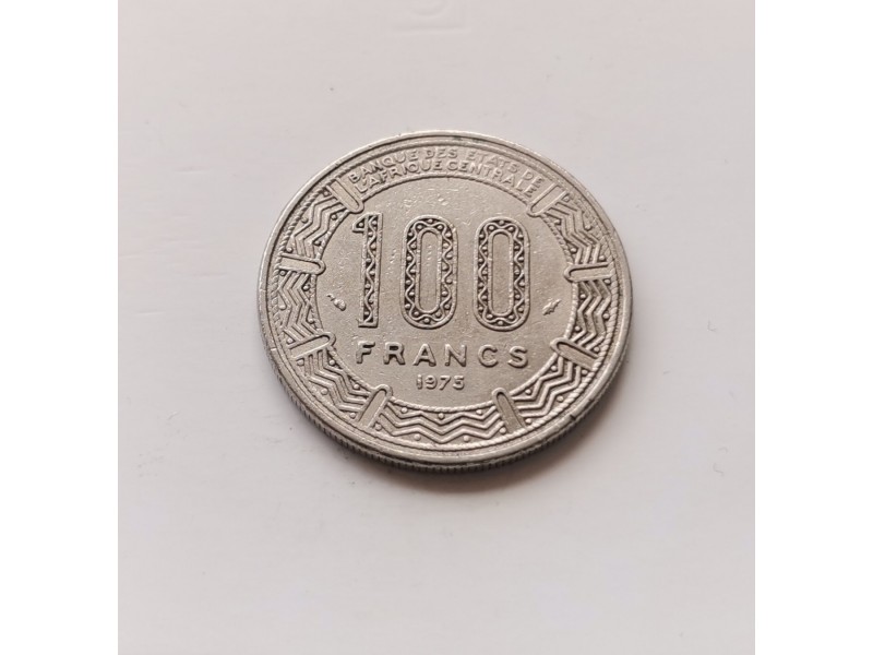 100 francs 1975 Gabon