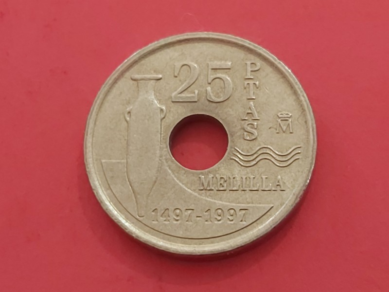 Španija - 25 pesetas 1997 god - Melilla