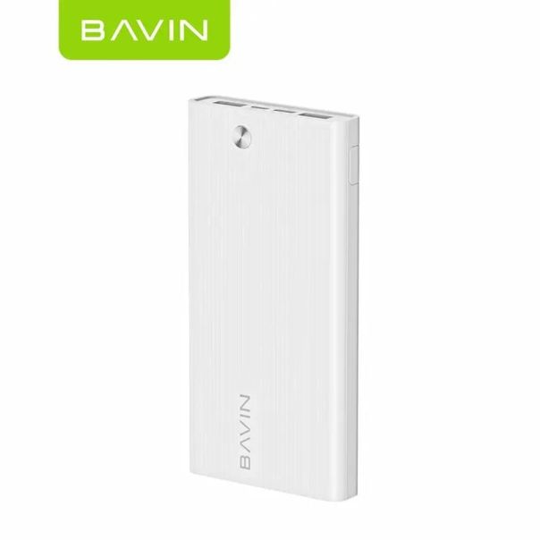 BAVIN Power Bank 10000mAh, bela