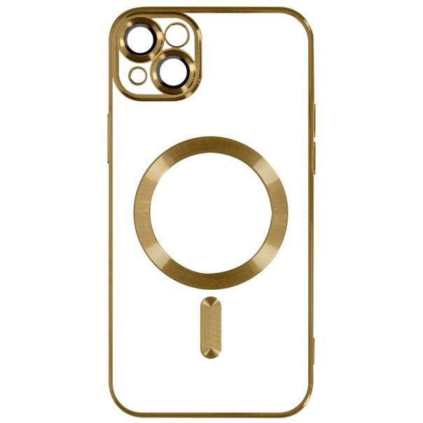 Silikonska futrola MagSafe iPhone 14, zlatna