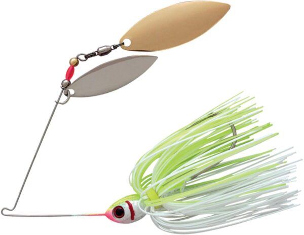 Booyah BYBW12616 Double Willow Blade Spinnerbait 1/2 oz White