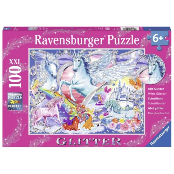 Ravensburger puzzle (slagalice) - Jednorog sa šljokicama