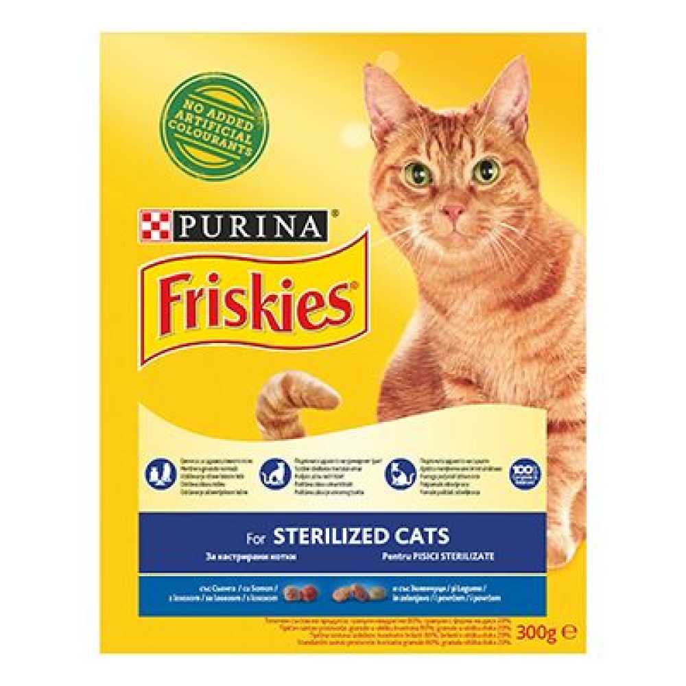 Friskies granule za mačke - Sterilised Losos i tuna 300g