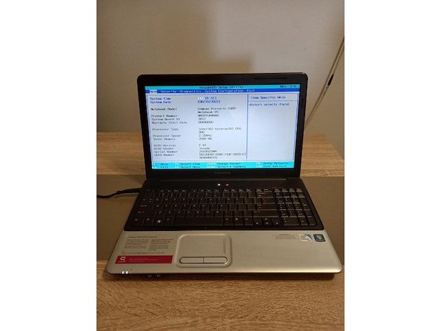 Laptop HP Presario CQ60 Intel 2.2GHz 2GB 500GB 15.6`