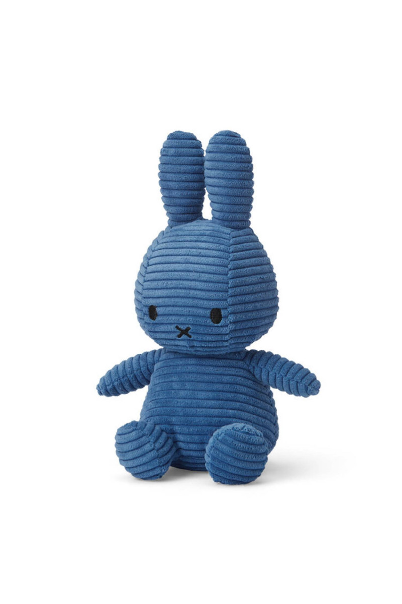 Miffy plišani zeka Corduroy 23cm Kobalt Blue