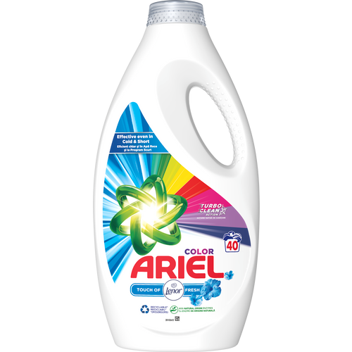Ariel tečni deterdžent za veš Touch of Lenor Color 2l, 40 pranja