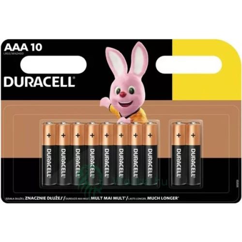 Duracell AAA PAK10 CK, Basic nova 1.5V LR3 MN2400, ALKALNE baterije duralock