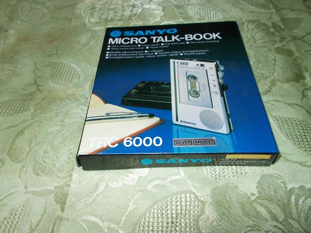 Sanyo TRC 6000 Micro Talk-book - diktafon iz 1984 god