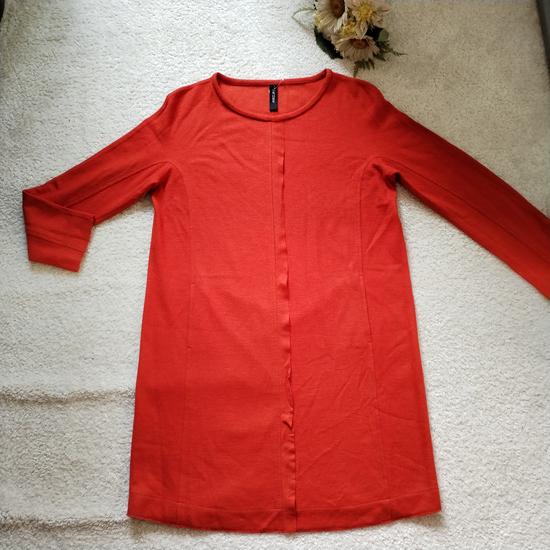 ♫ ♪ ♫ MARC CAIN crvenonarandžasta haljina 100%vuna