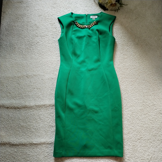 ♫ ♪ ♫ CALVIN KLEIN zelena haljina vel.6