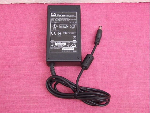 Wearnes Global 24V 2.5A adapter ORIGINAL + GARANCIJA!