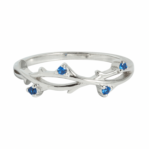 J&B Jewellery 925 Srebrni Prsten 00000104-Blue