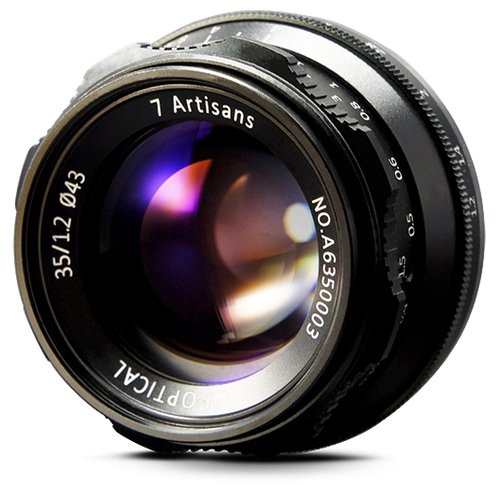 7Artisans 35mm F/1.2 APS-C Manual Fixed Lens (Sony E-mount)