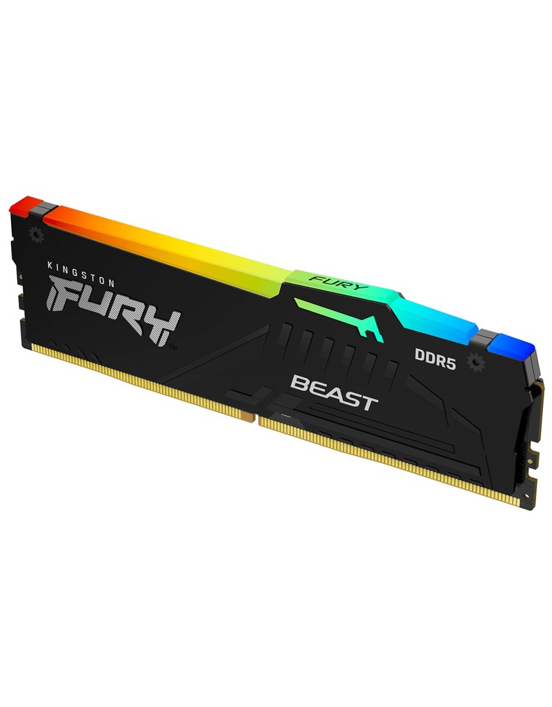 KINGSTON DIMM DDR5 16GB 5200MT/s KF552C36BBEA-16 Fury Beast RGB EXPO