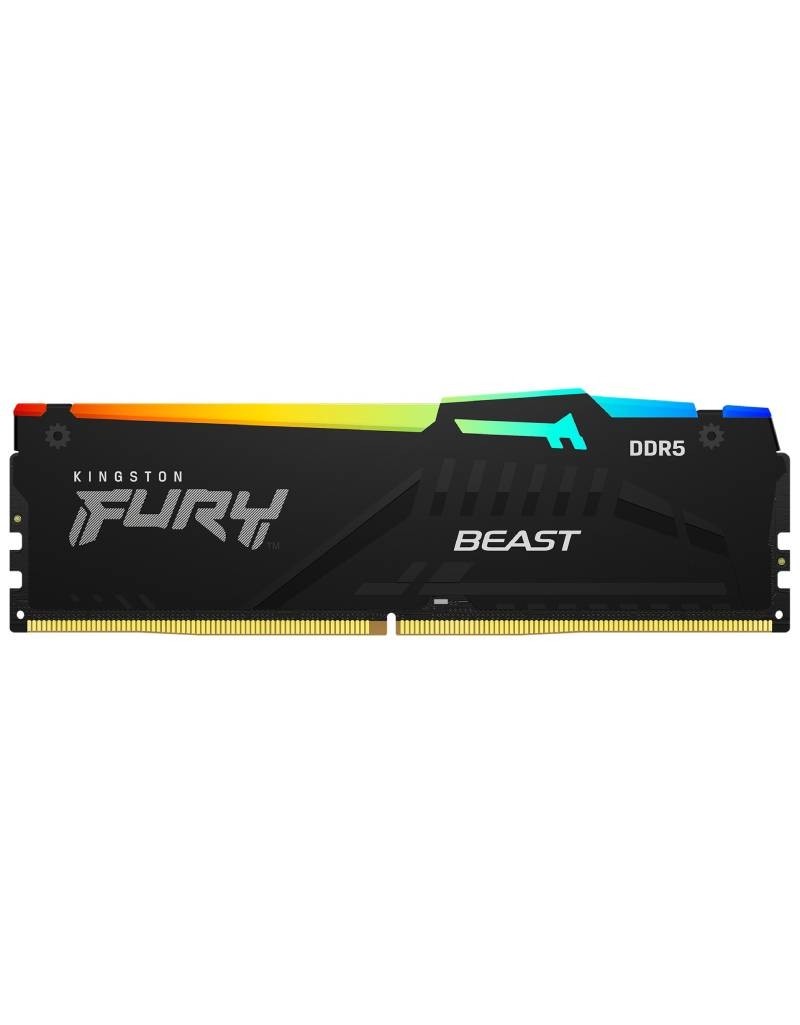 KINGSTON DIMM DDR5 32GB 5200MT/sKF552C36BBEA-32 Fury Beast RGB EXPO