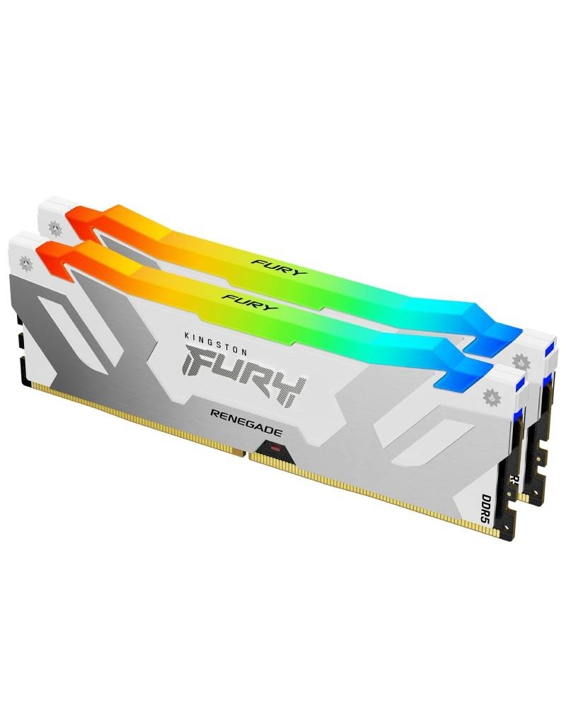 KINGSTON DIMM DDR5 32GB (2x16GB kit) 6800MT/s KF568C36RWAK2-32 FURY Renegade RGB White XMP