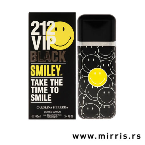 Carolina Herrera 212 Vip Men Black Smiley 100ml EDP